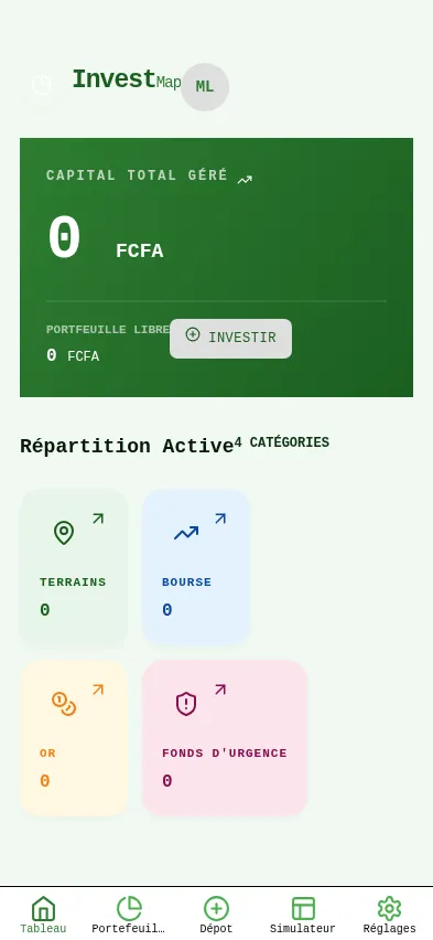 InvestMap Portfolio App