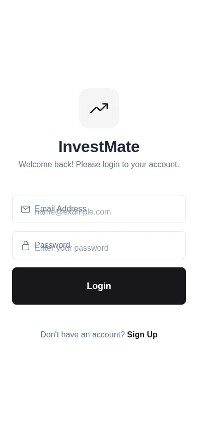 InvestMate Mobile App