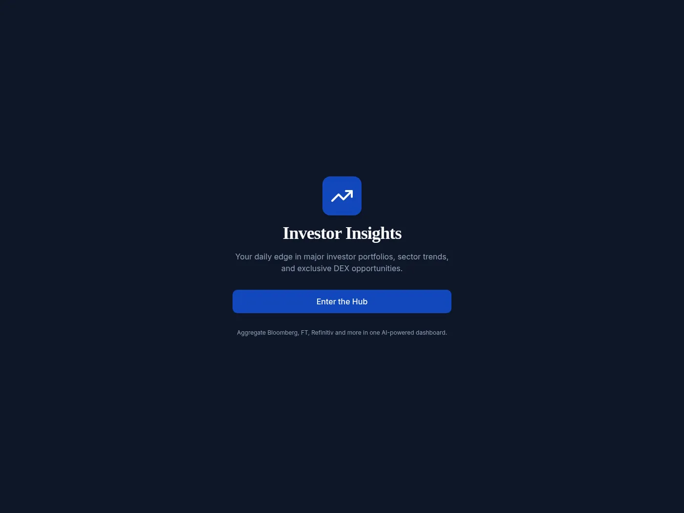 Investor Insights Hub