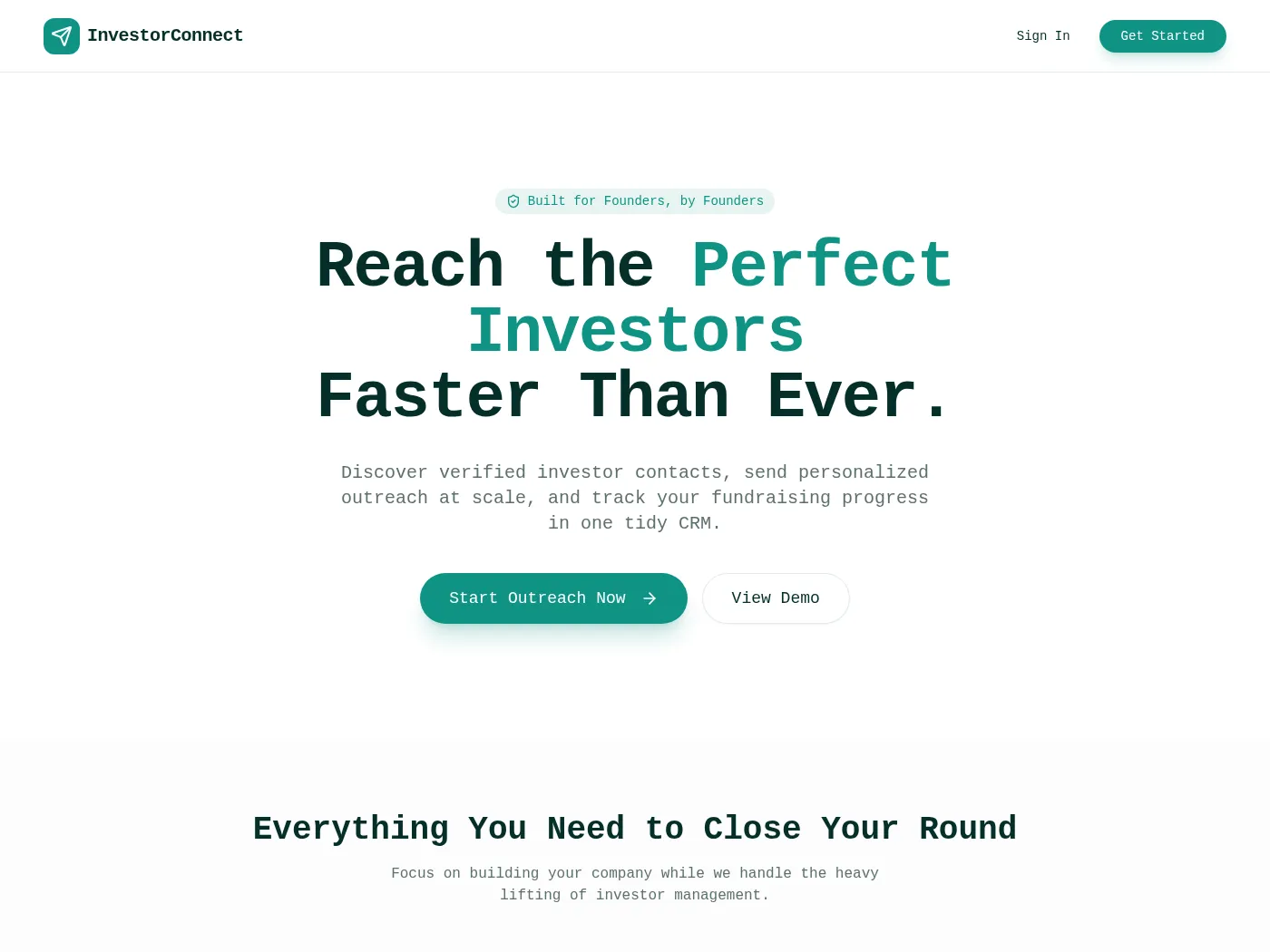InvestorConnect CRM