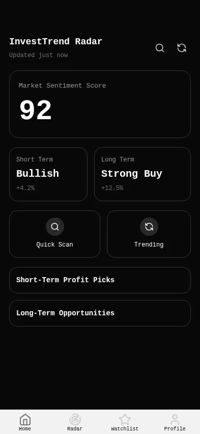 InvestTrend Radar