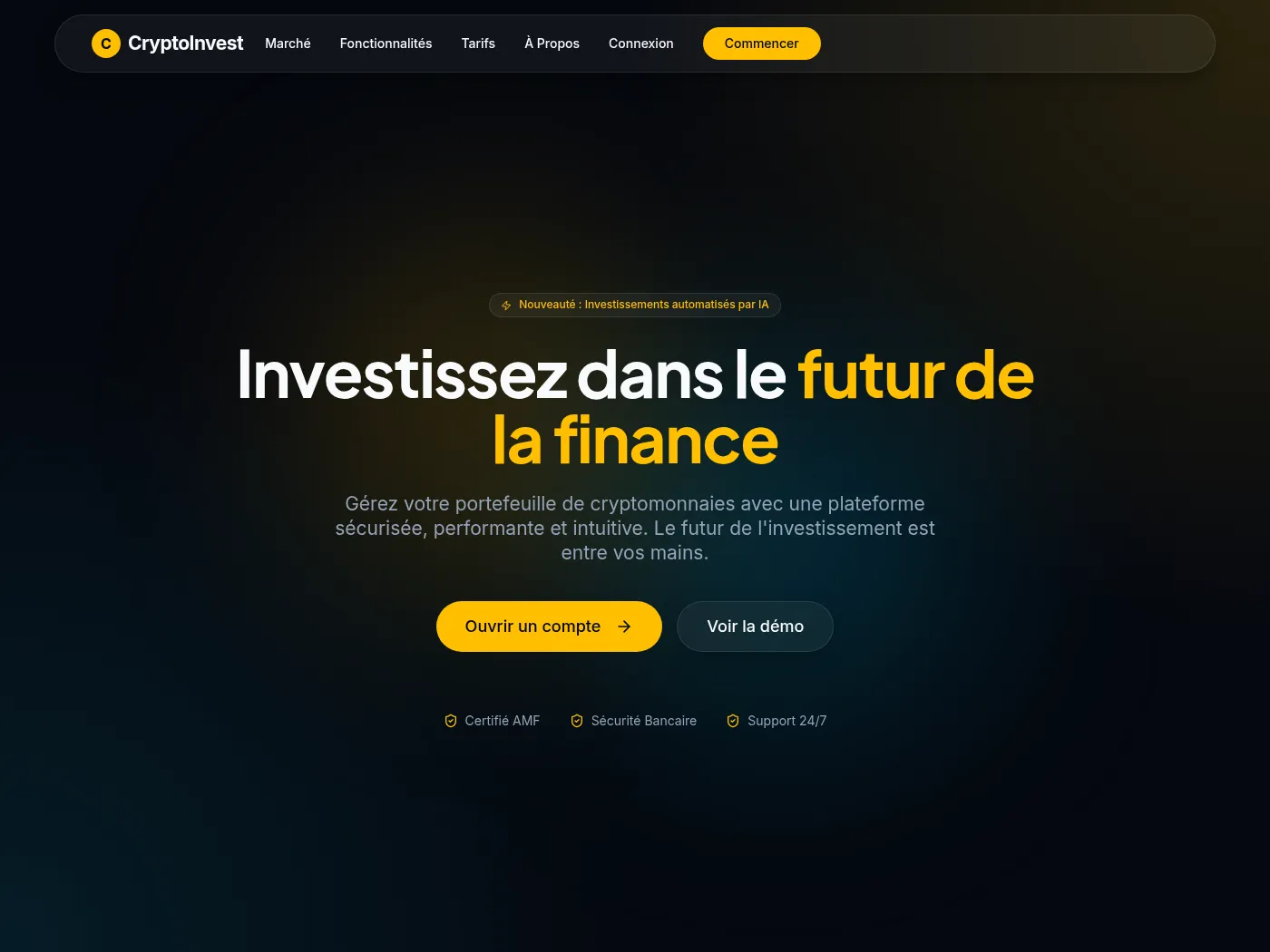 InvestWeb Platform