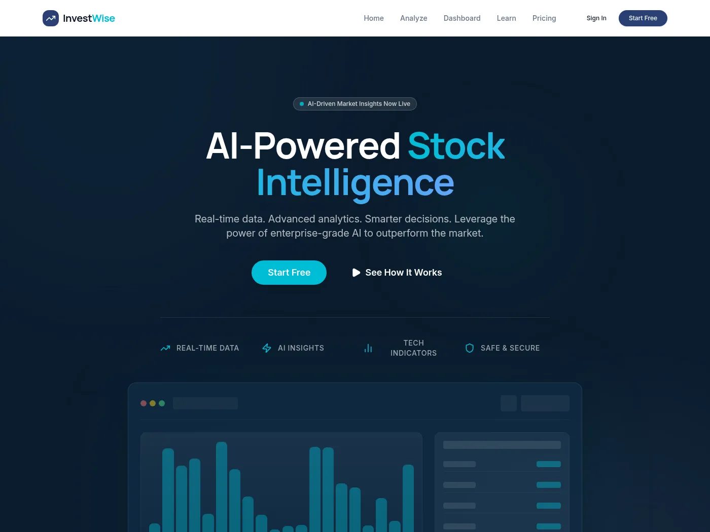 InvestWise Stock Analytics