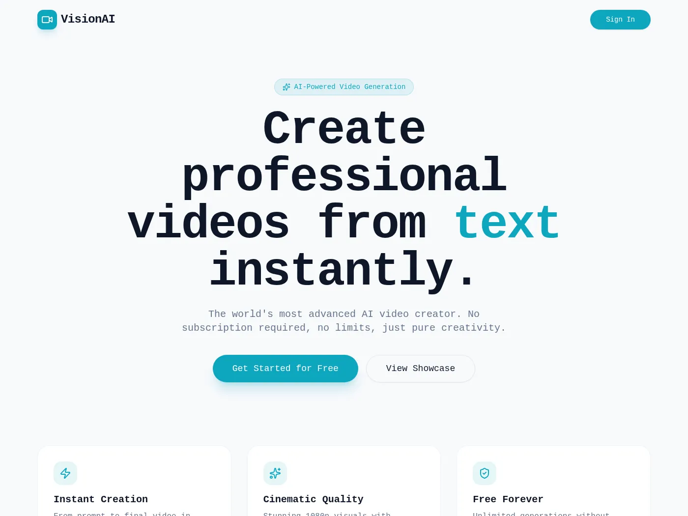 Free Invideo AI Clone