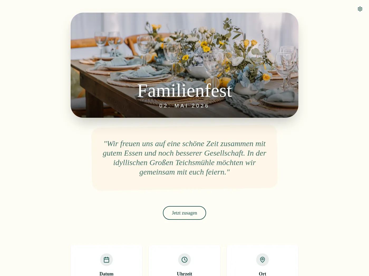 Family Event Invitation Maker