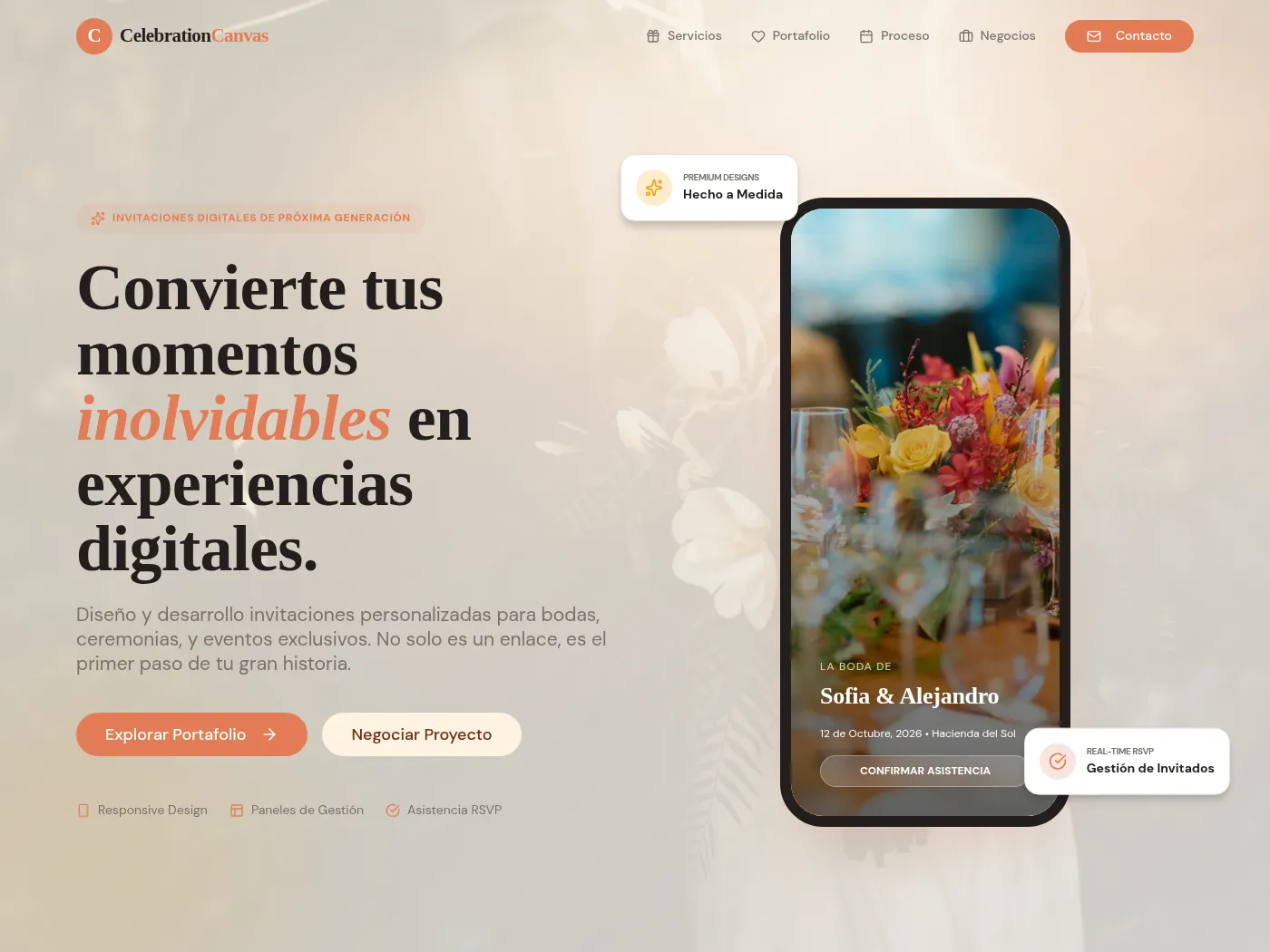 Invitation Web Portfolio