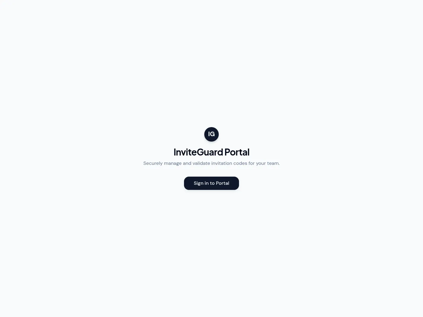 InviteGuard Portal
