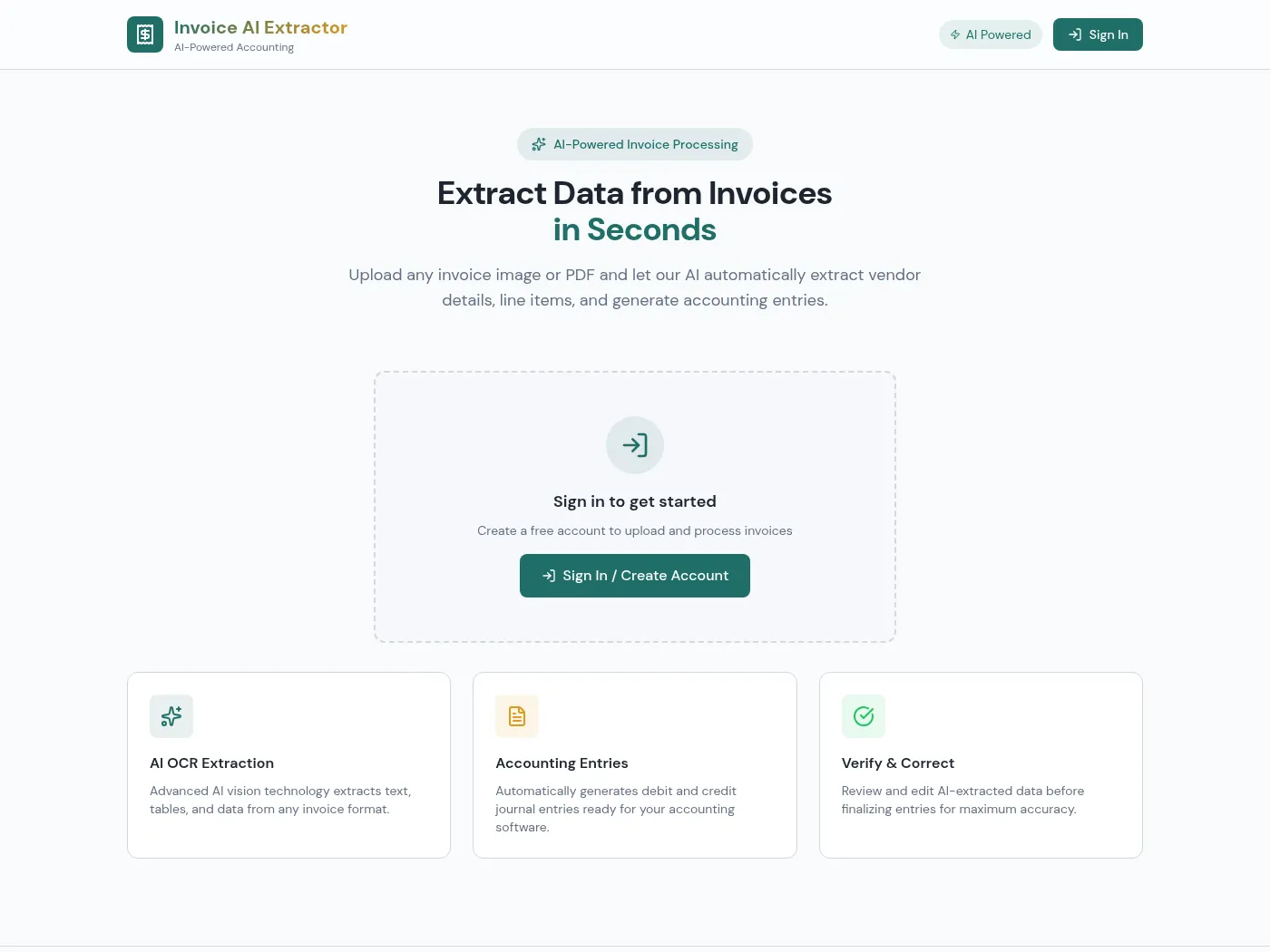 Invoice AI Extractor