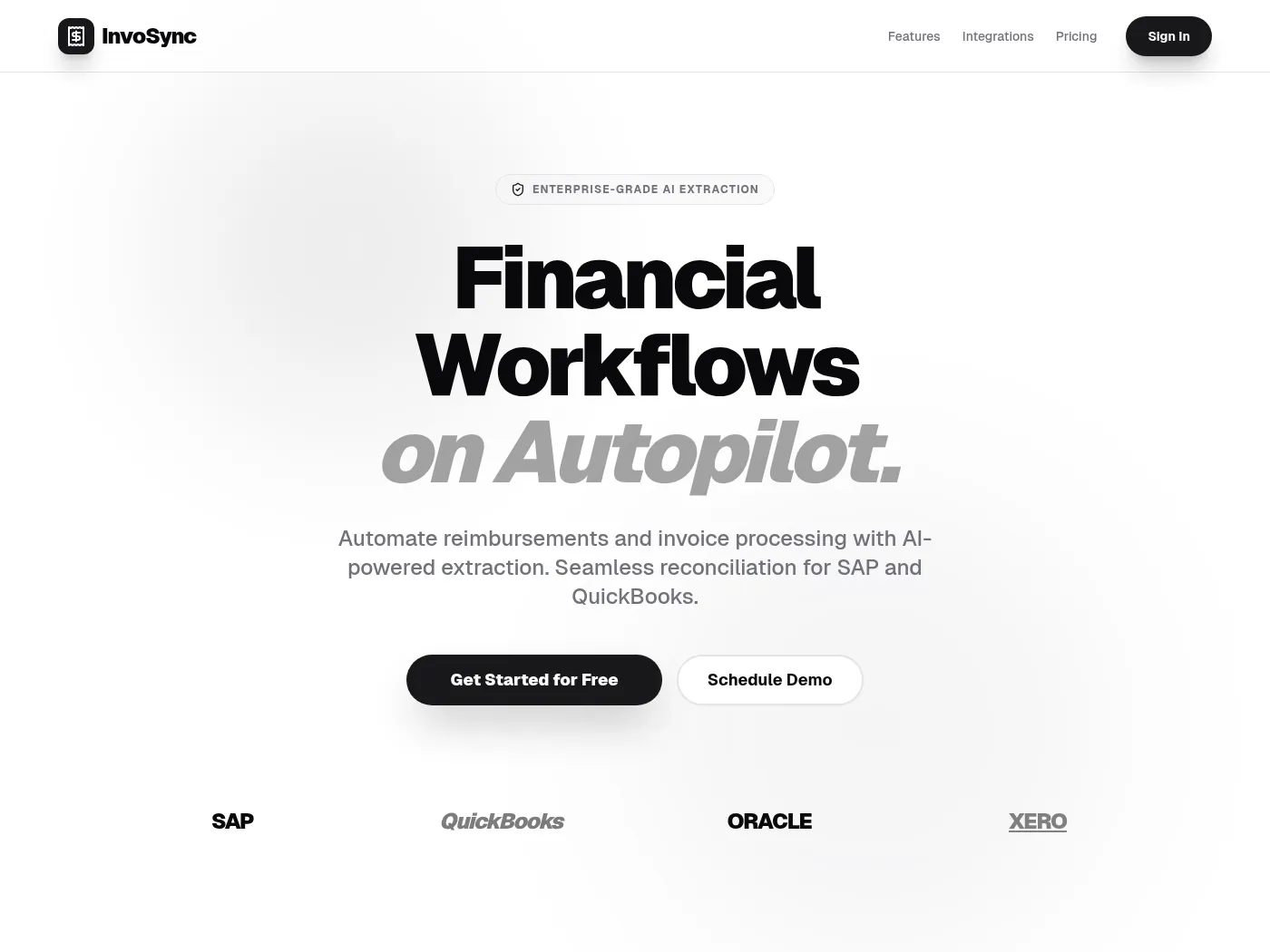 InvoSync AI Platform