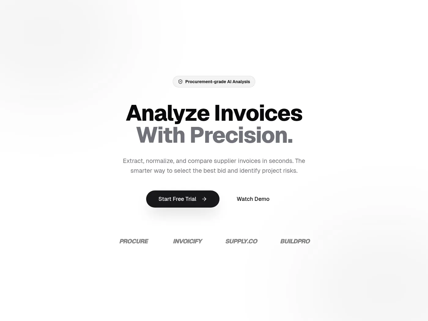 Invoice Analyzer Pro