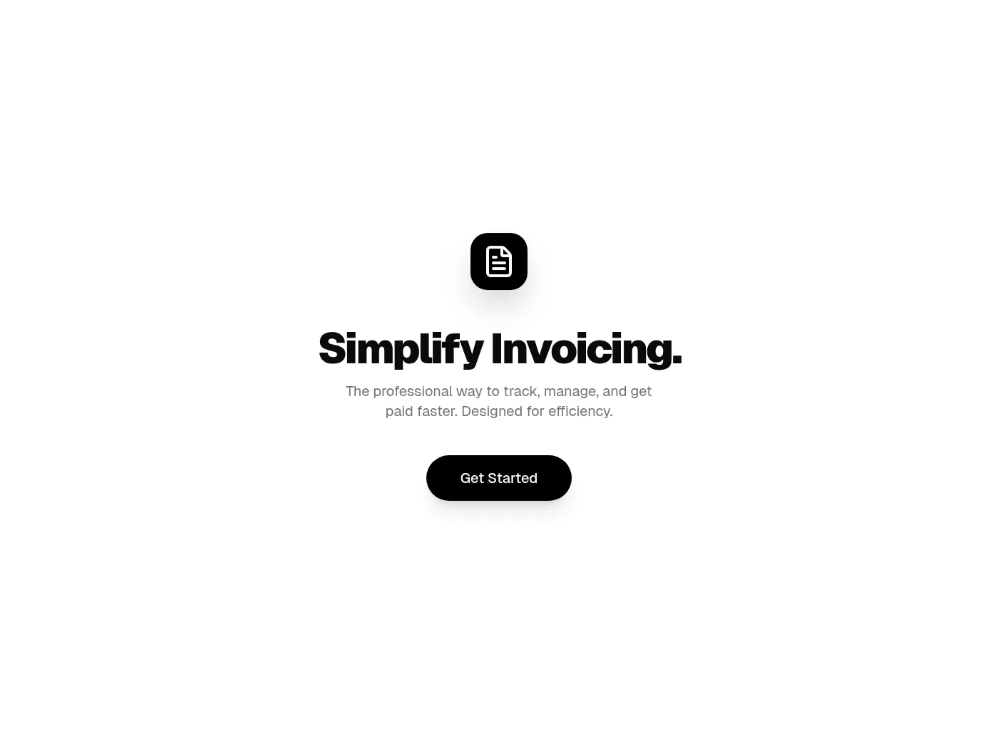 Simple Invoice App