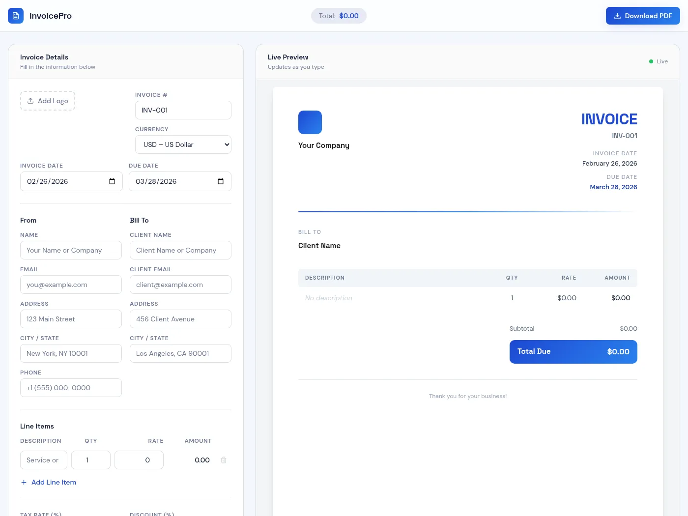 InvoicePro