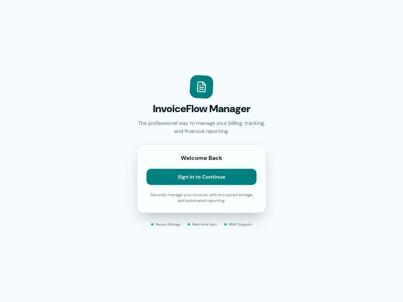 InvoiceFlow Manager