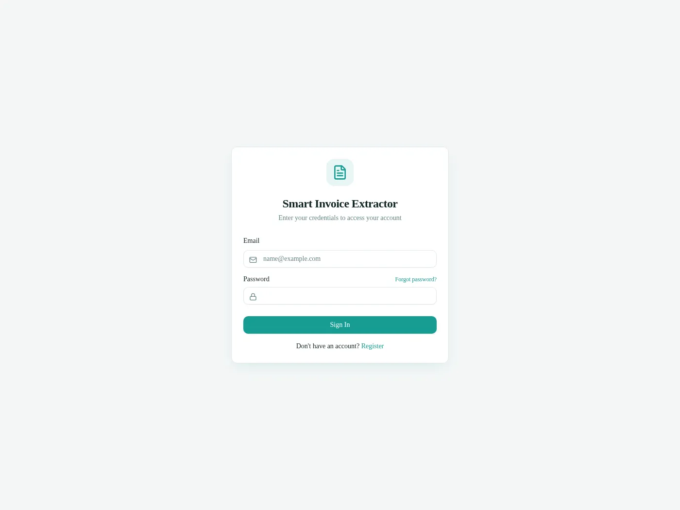 Smart Invoice Extractor