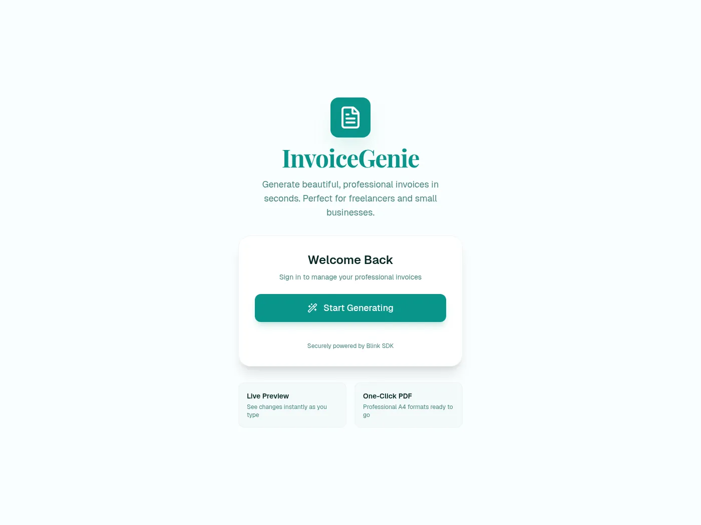 InvoiceGenie