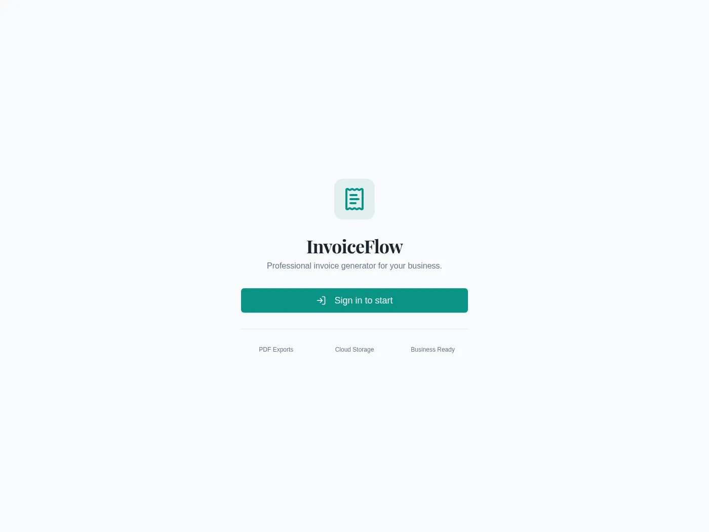 Invoice PDF Generator