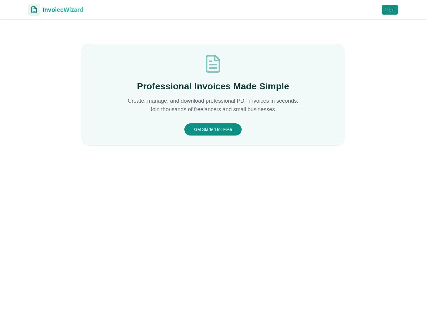 Invoice PDF Wizard