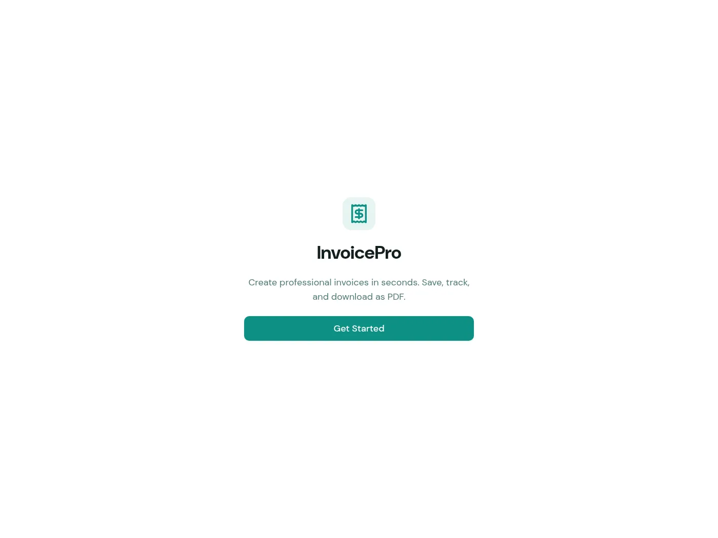 Invoice PDF Generator