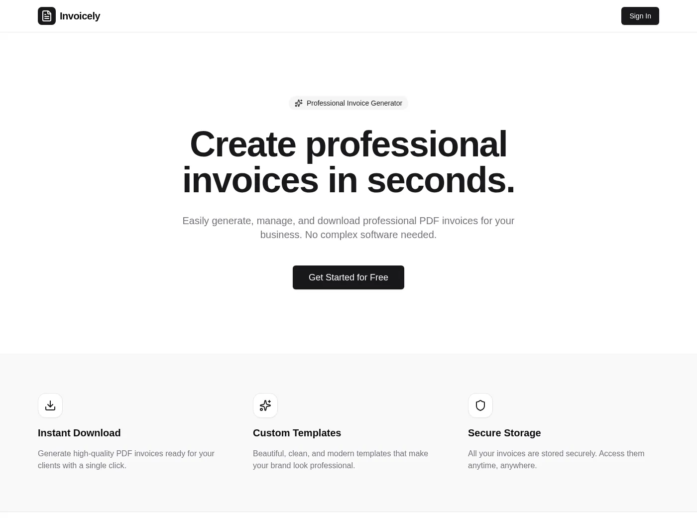 Invoice PDF Creator