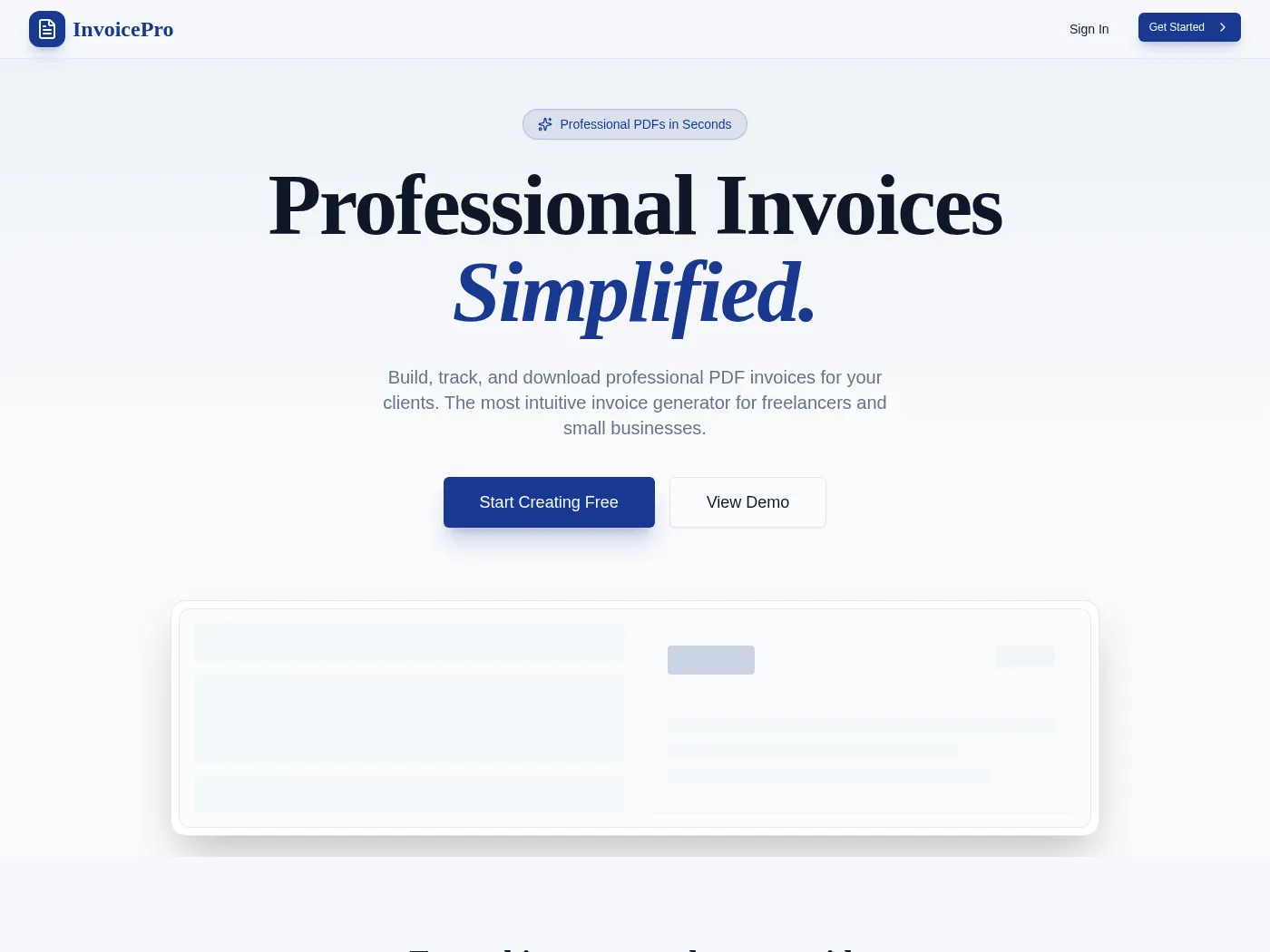 Invoice PDF Generator