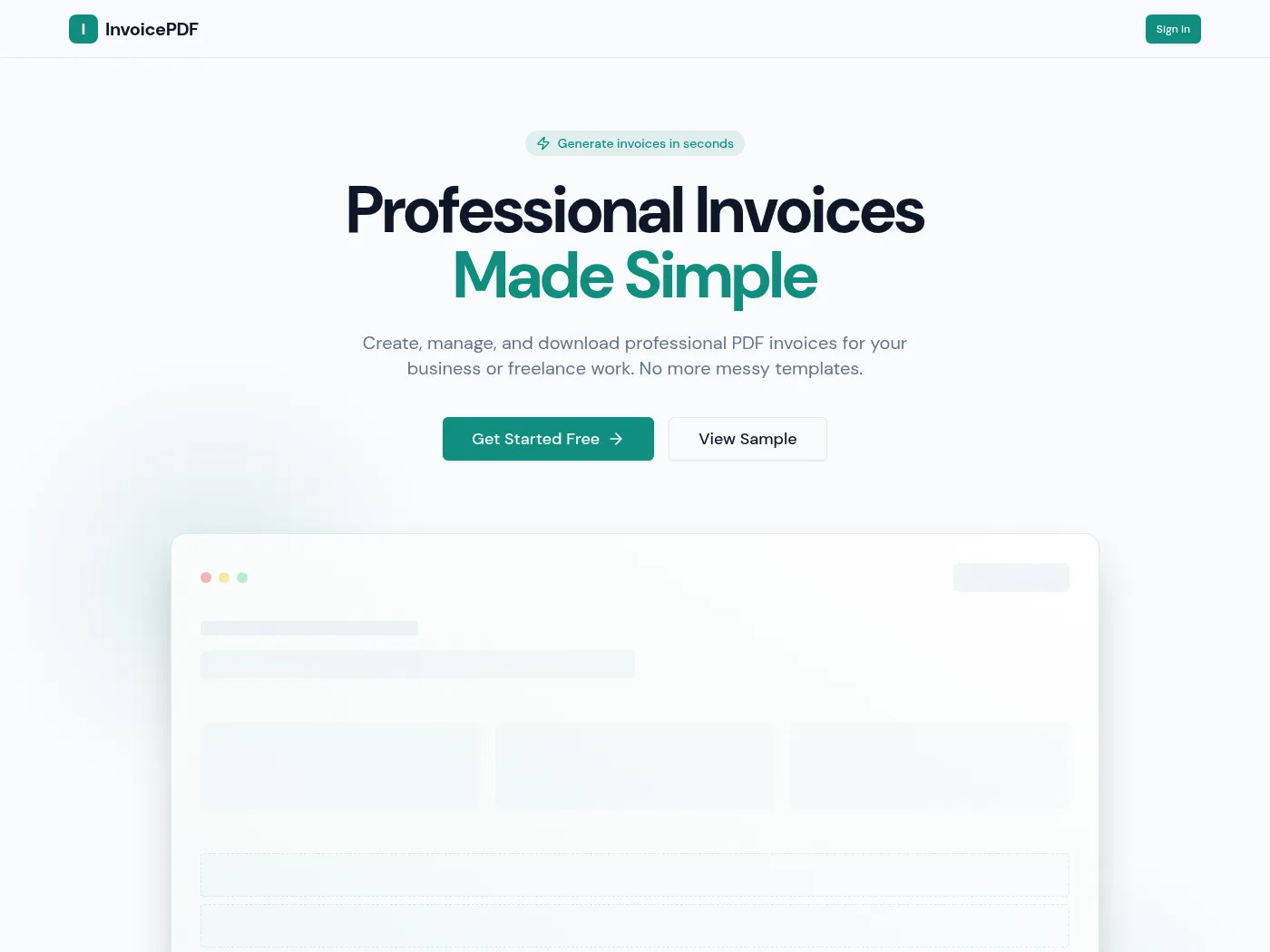 Invoice PDF Maker