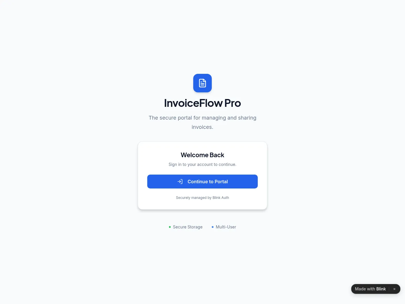 Invoice Portal Pro