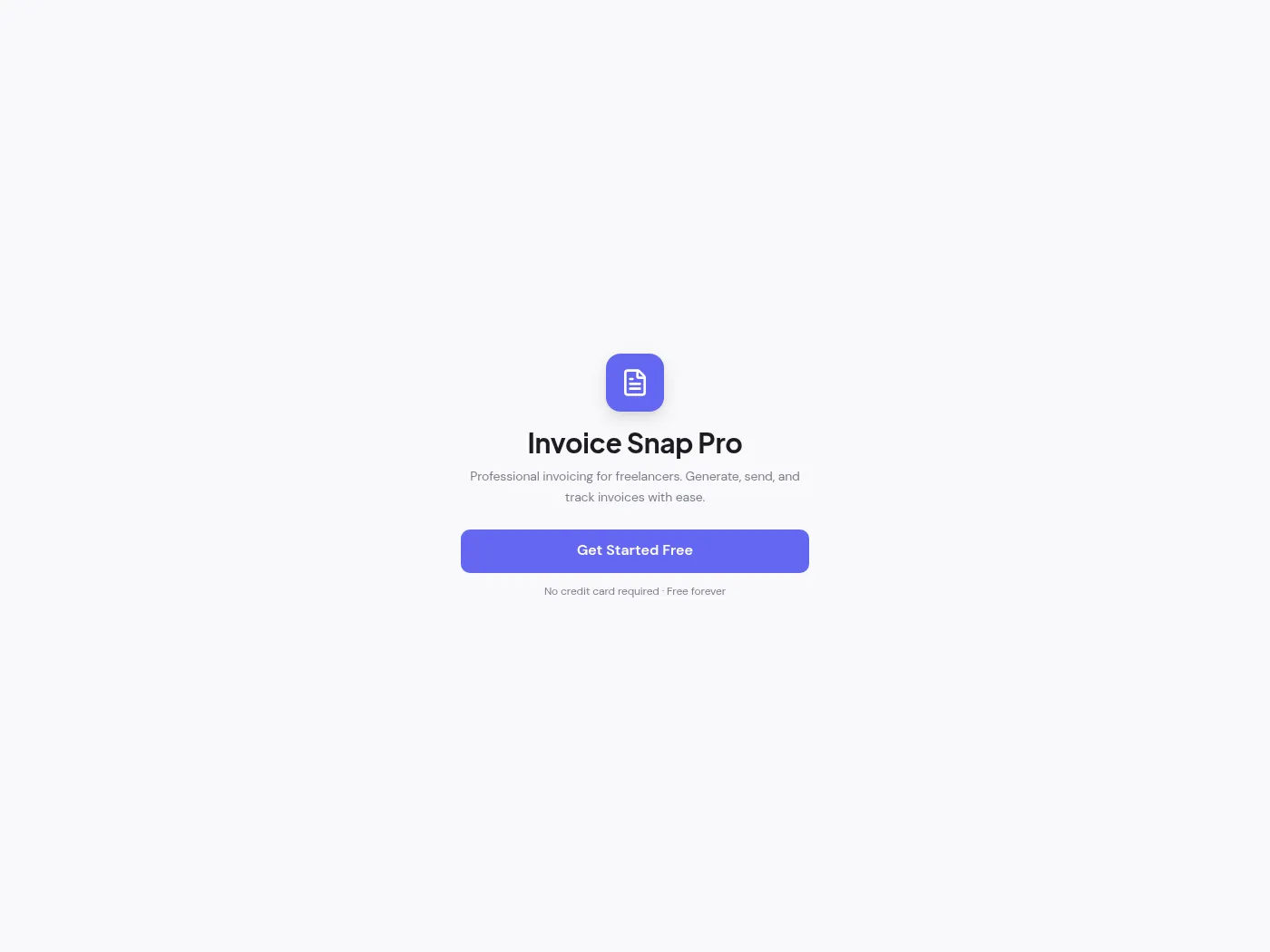 Invoice Snap Pro