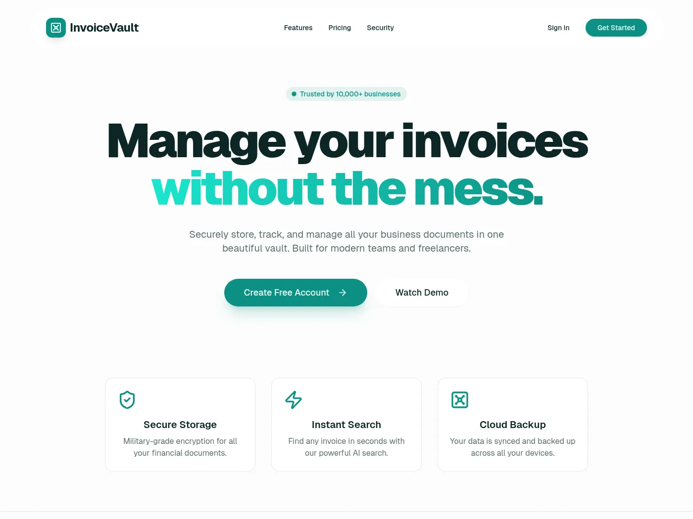 InvoiceVault
