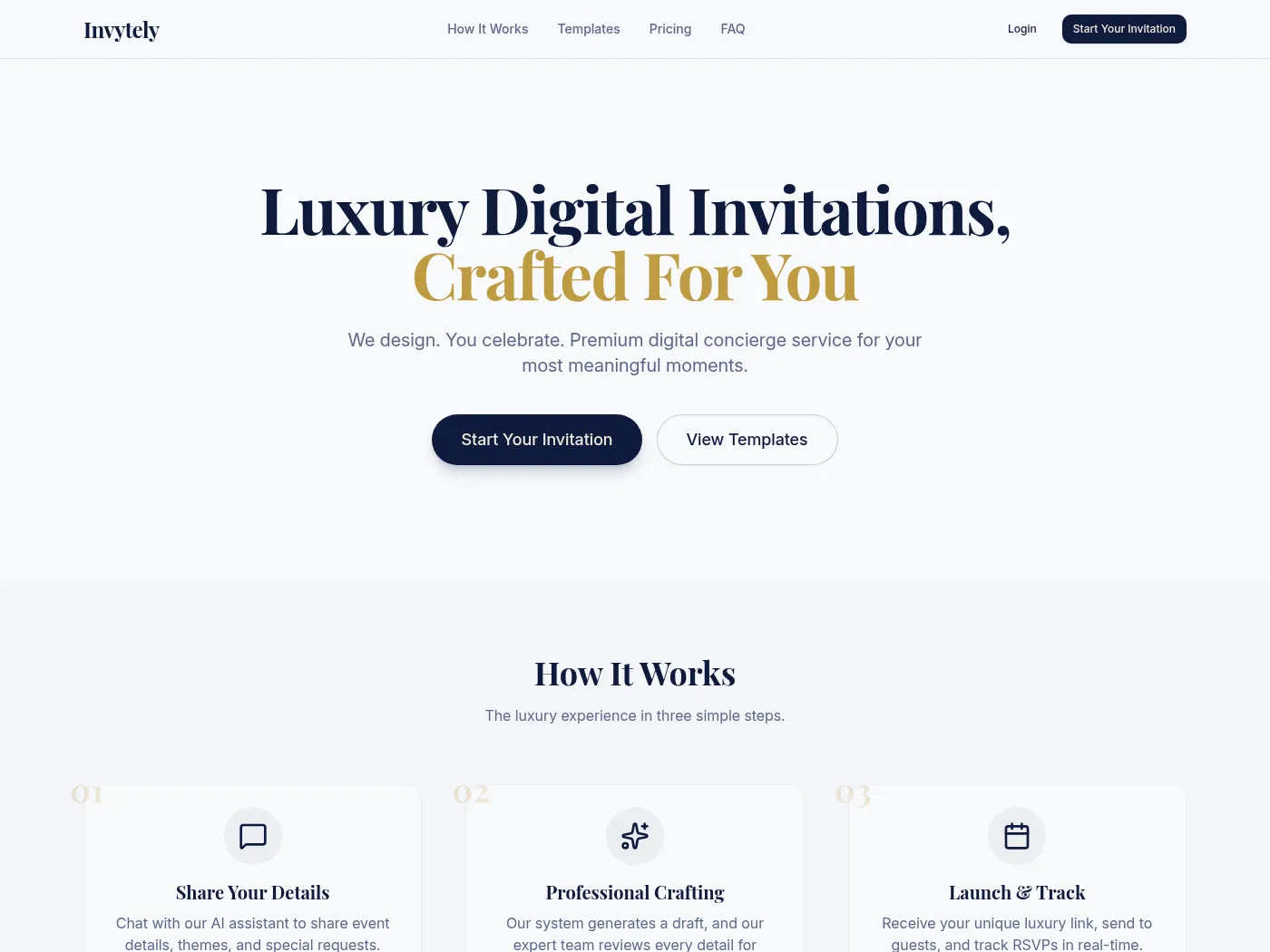 Invytely Luxury Invites