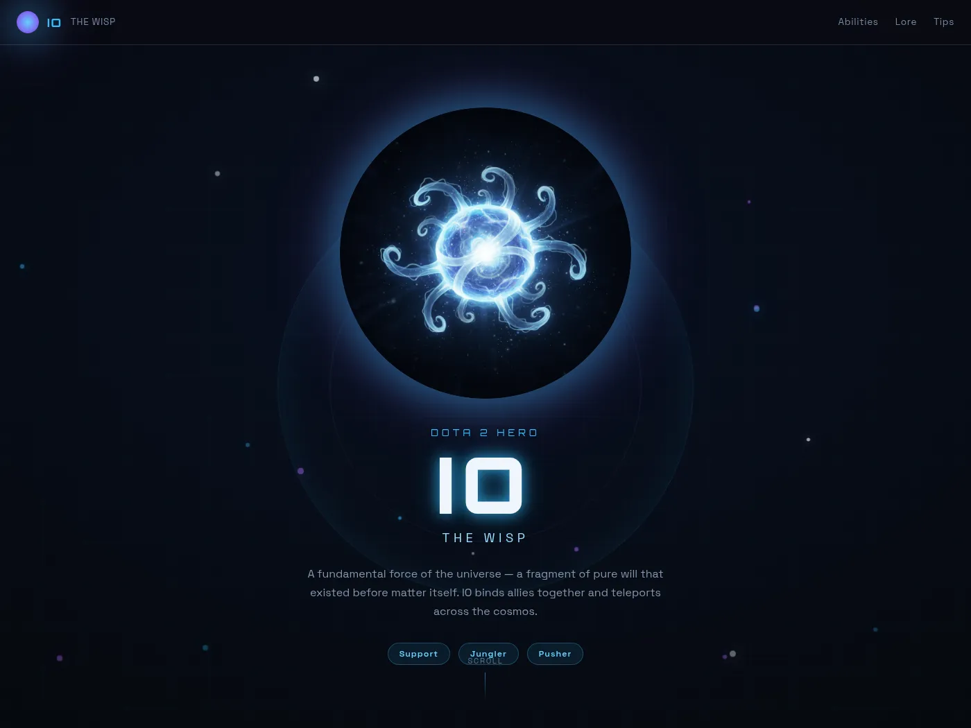 IO Dota 2 Hero Site
