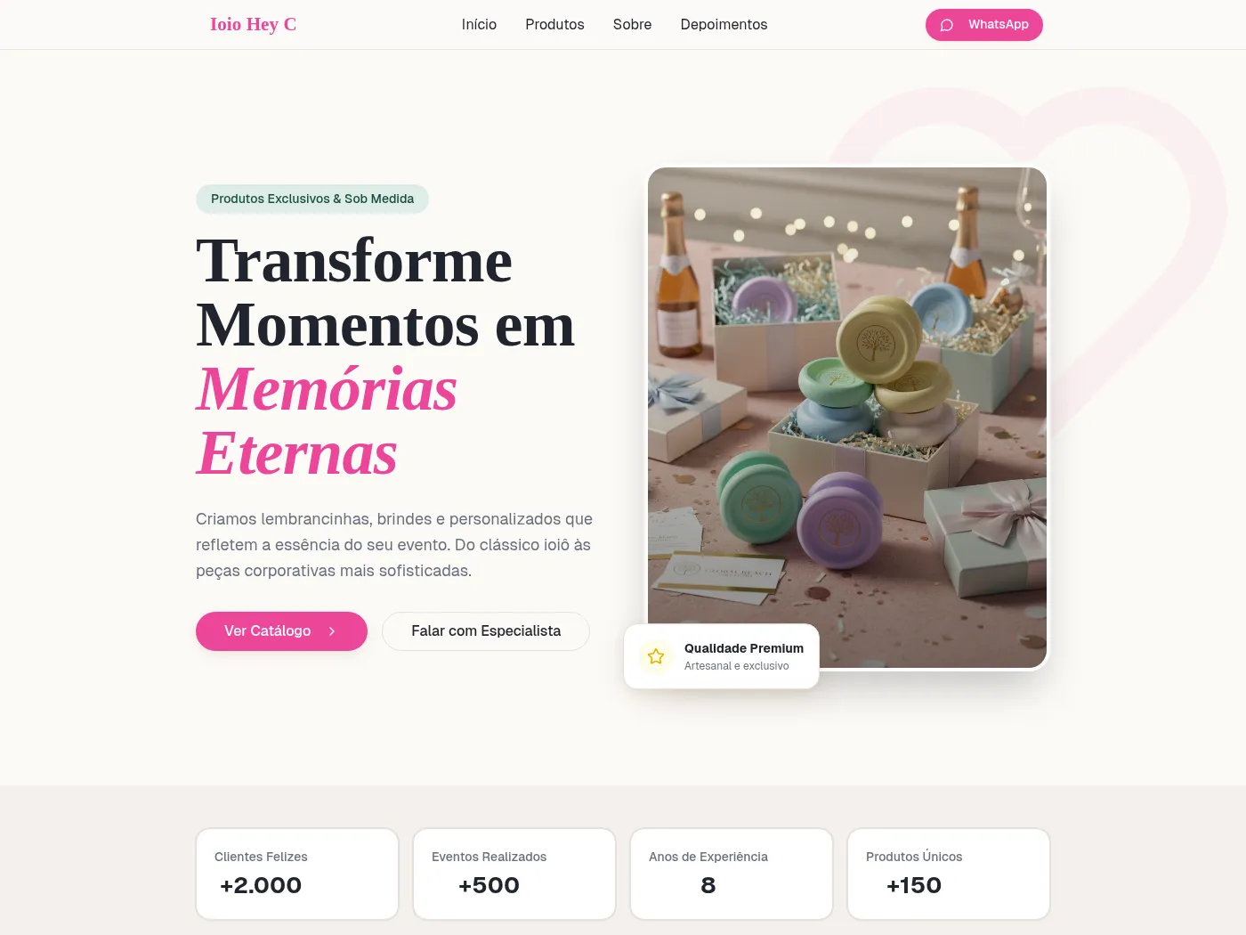 IoioHeyC Landing Page