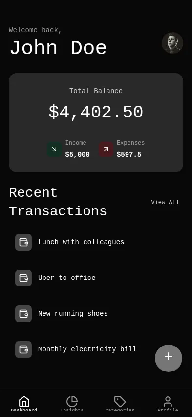 SpendWise Tracker