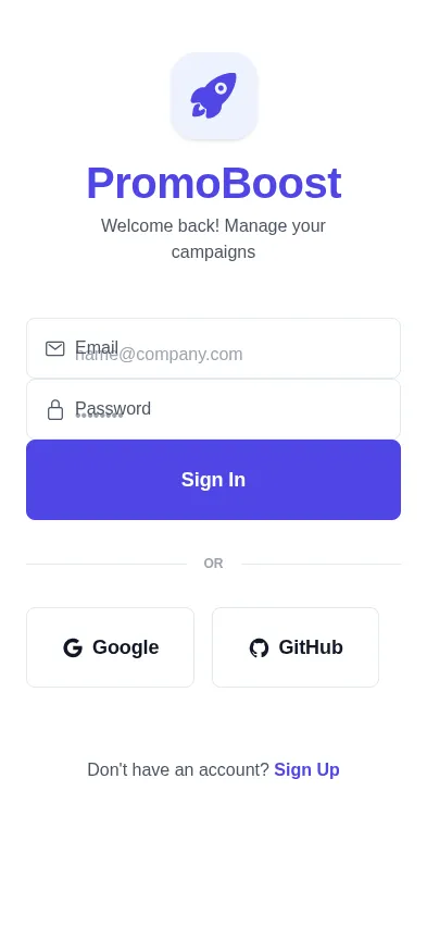 PromoBoost iOS App
