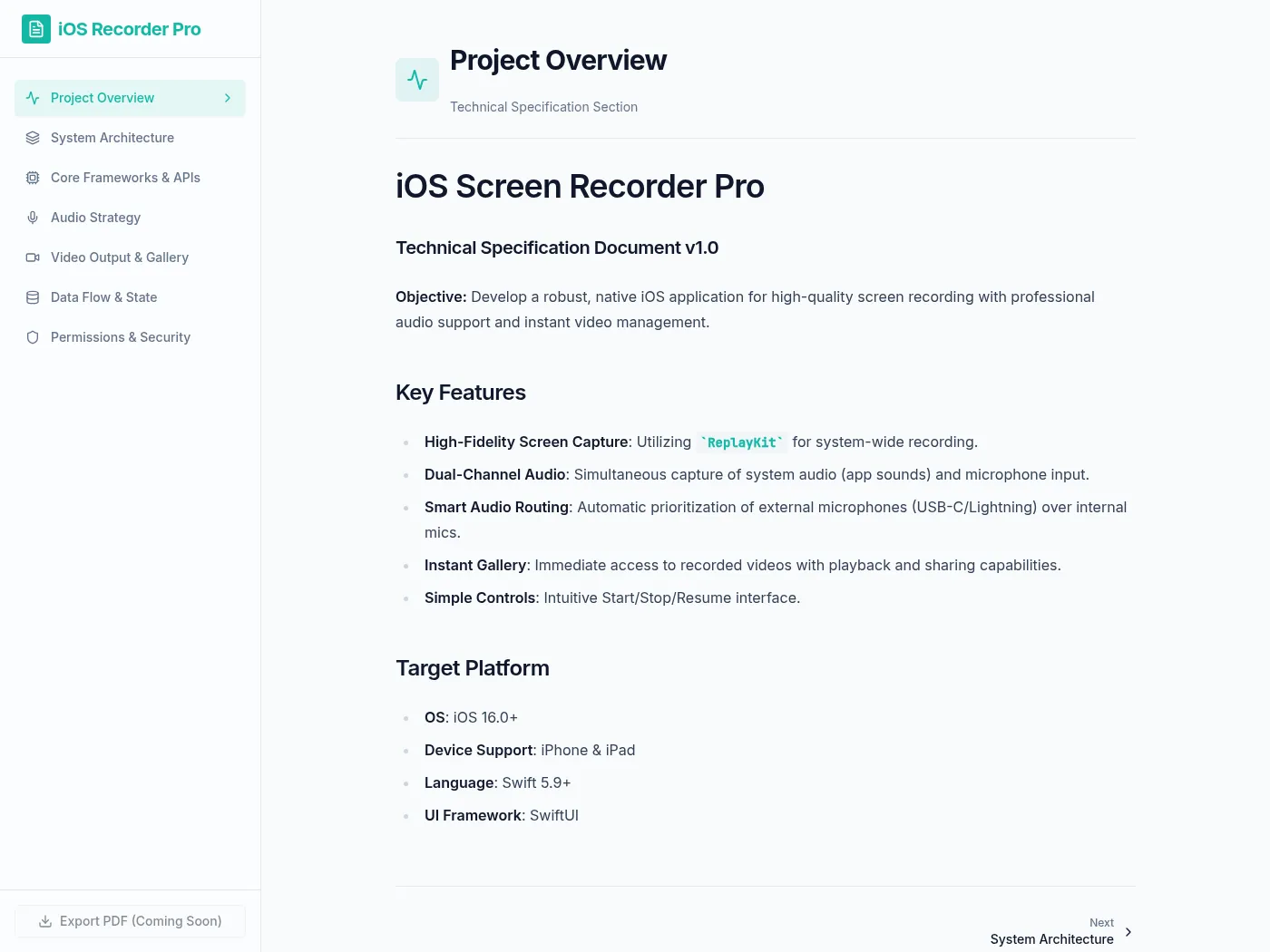 iOS Screen Recorder Pro