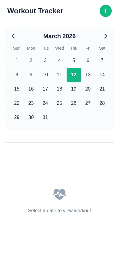 Minimalist Workout Tracker