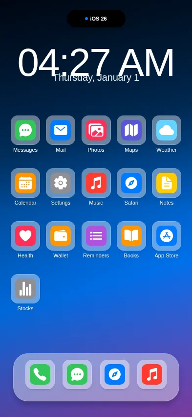 iOS 26 Launcher