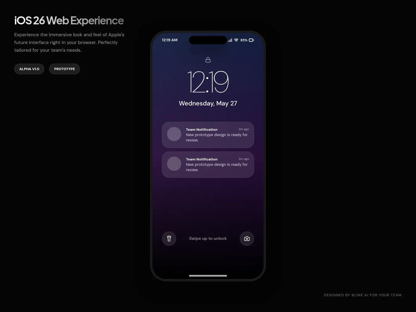 iOS 26 Web Experience