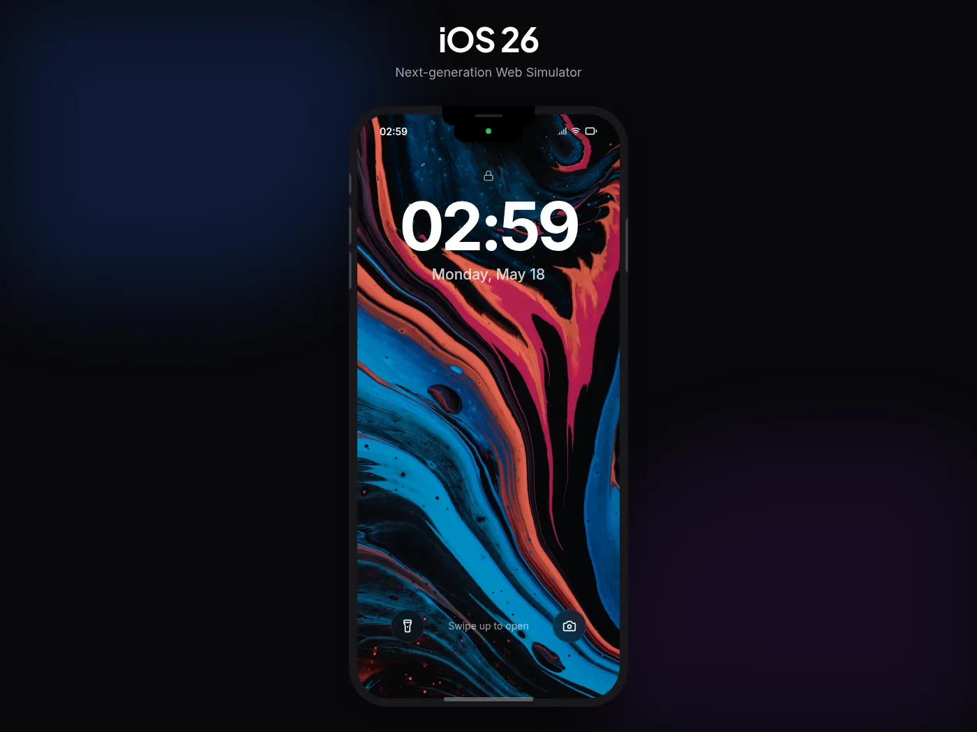 iOS 26 Web Simulator