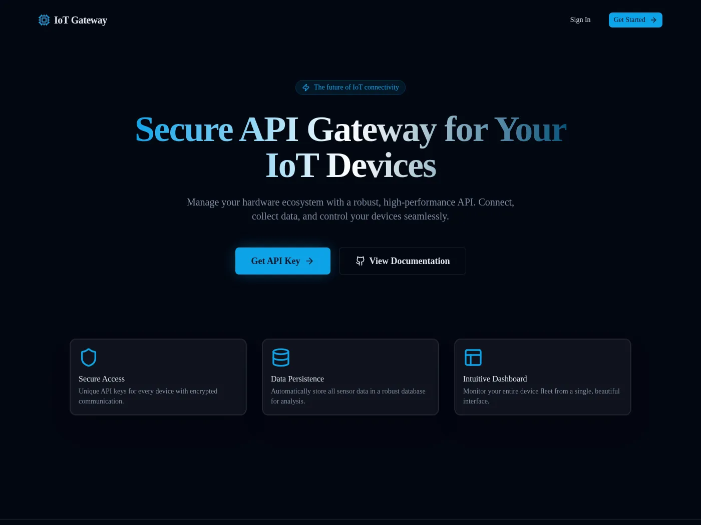 IoT API Gateway