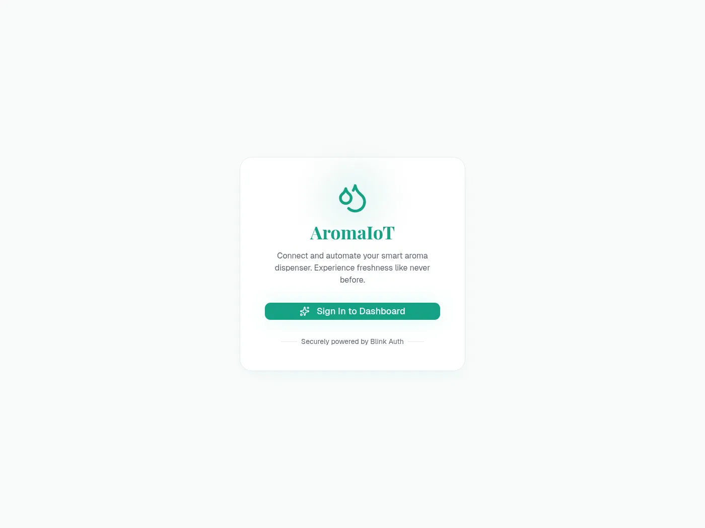 IoT Aroma Dashboard