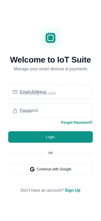 Unified IoT Commerce Suite