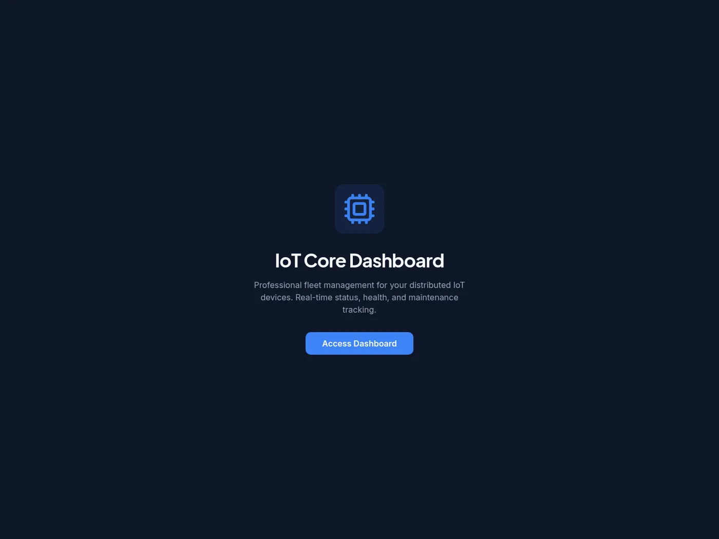 IoT Device Dashboard