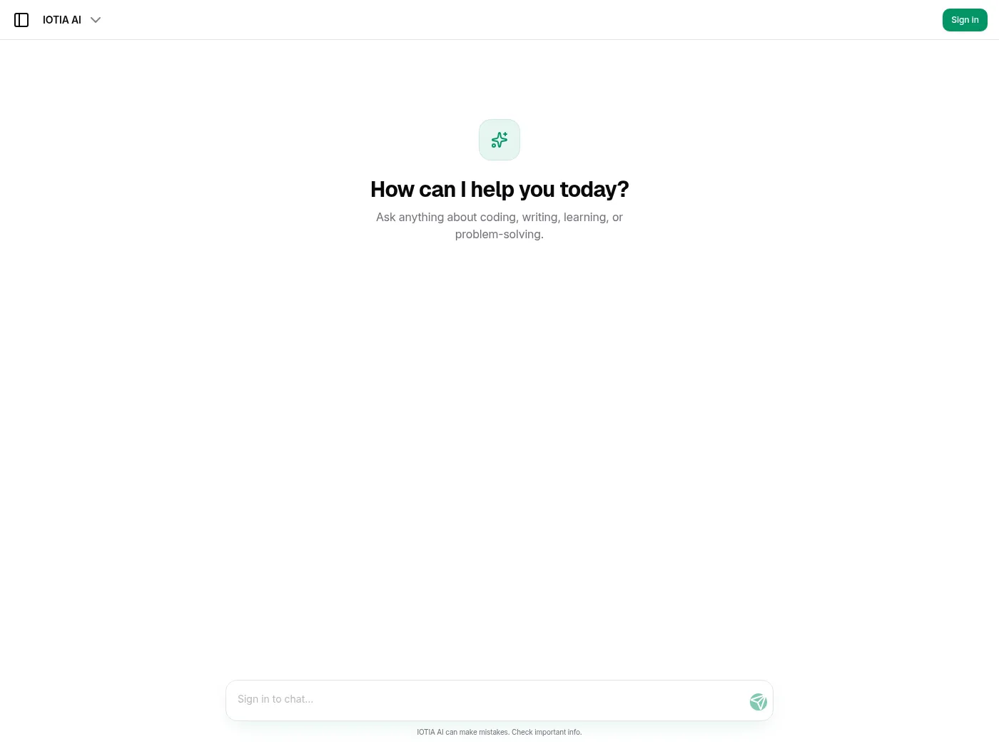 IOTIA AI Assistant