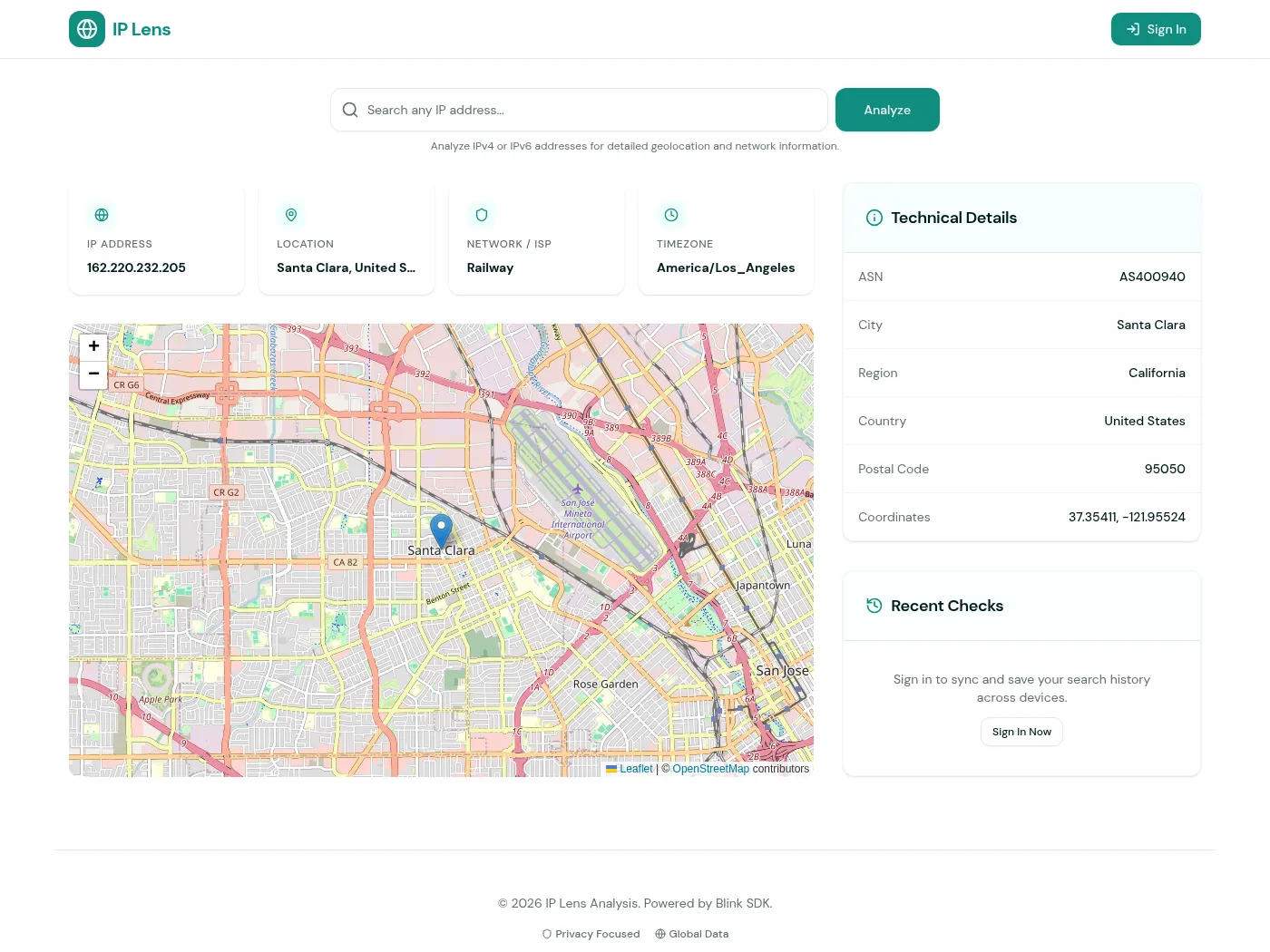IP Address Checker