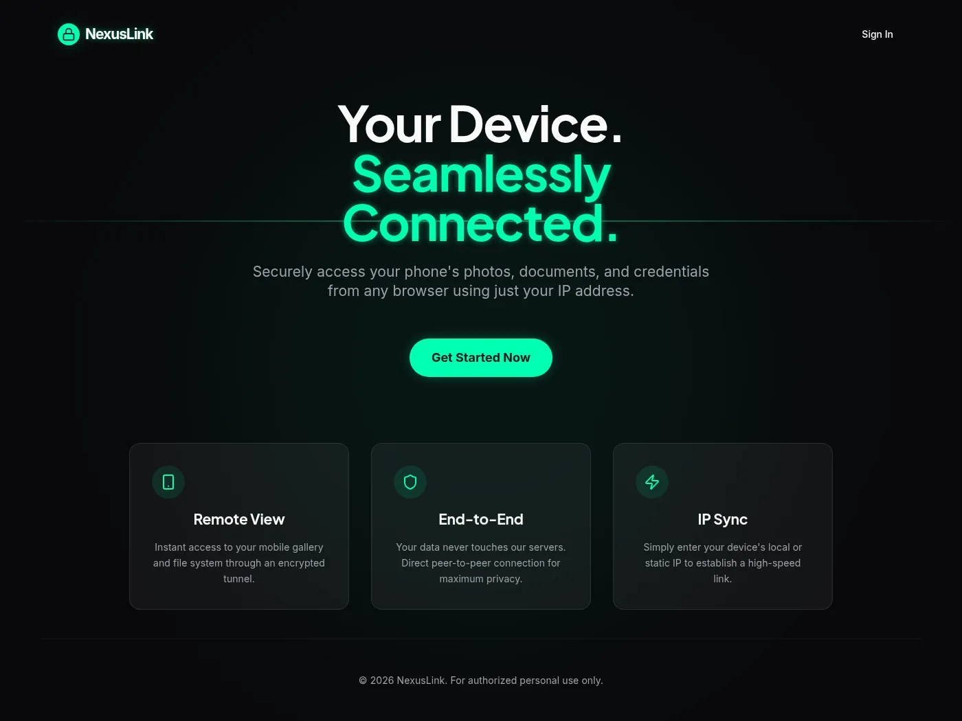 IP Device Access App