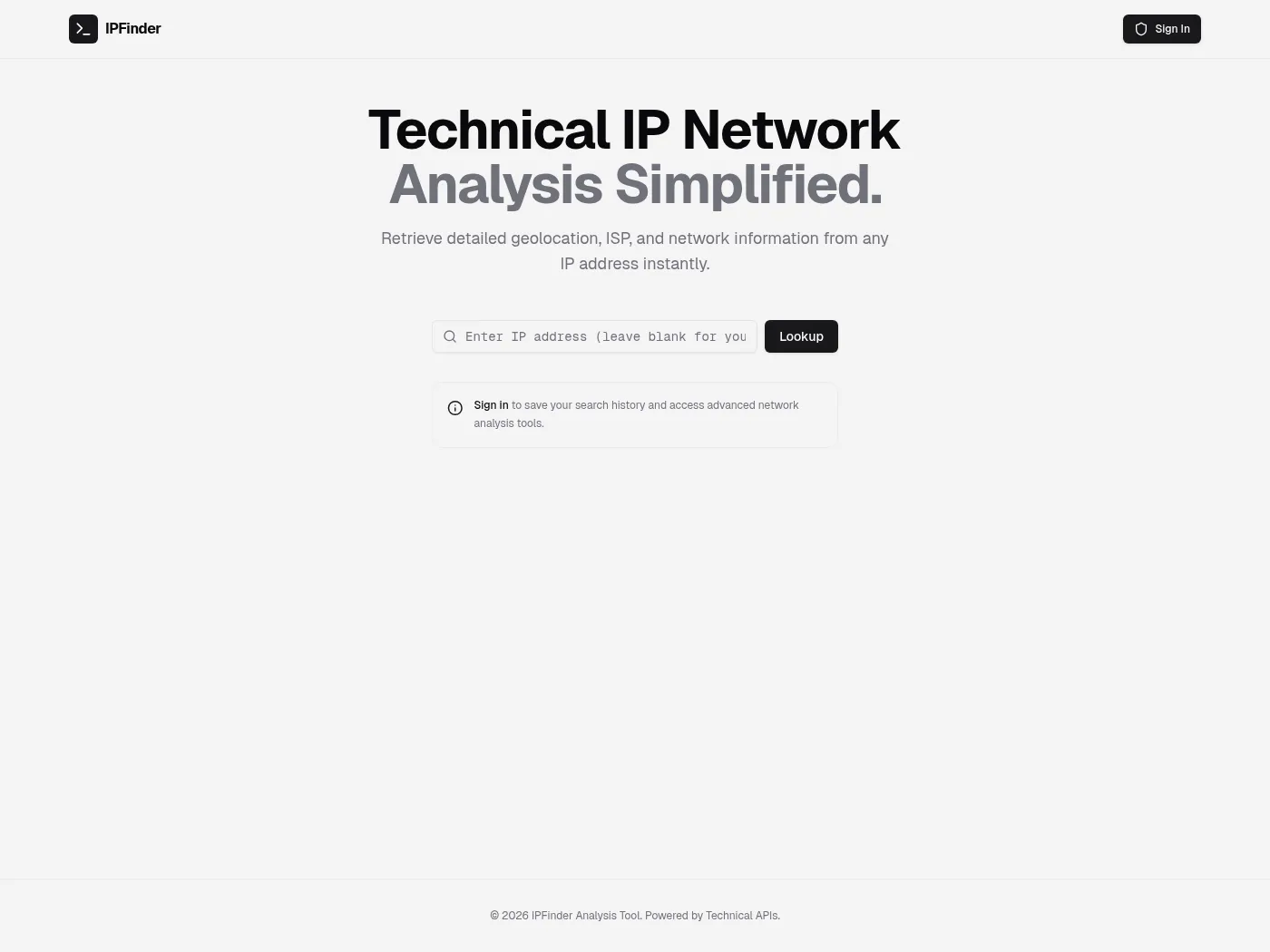 IP Info Finder