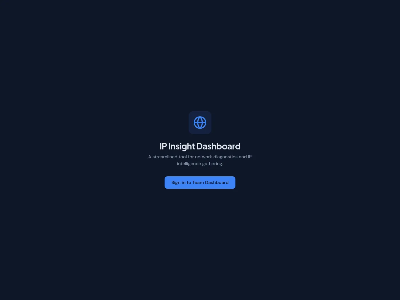 IP Insight Dashboard