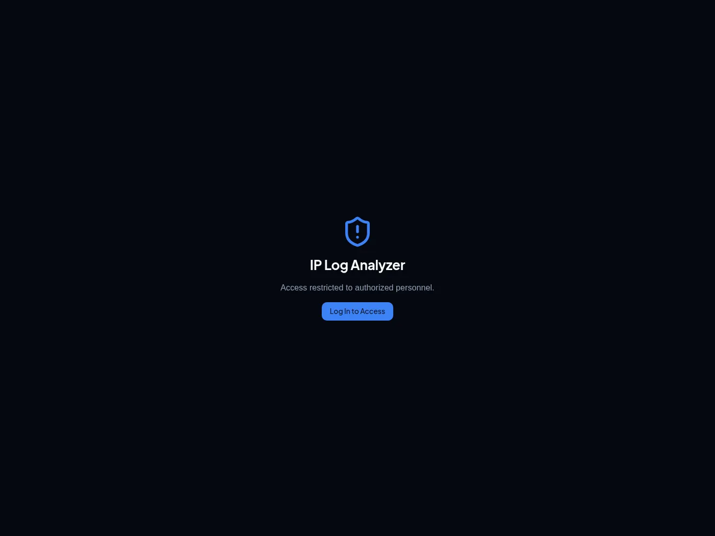 IP Log Analyzer