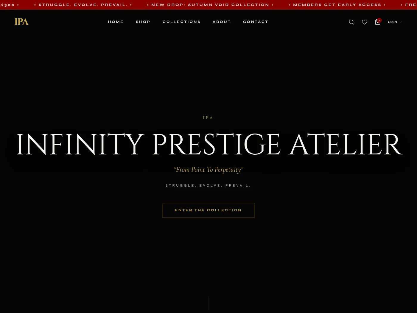 IPA Luxury E-Commerce
