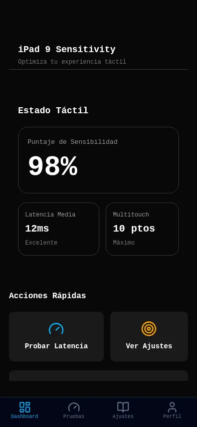 iPad 9 Sensitivity Tester